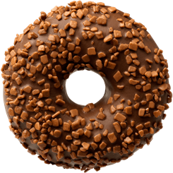Donut au chocolat belge